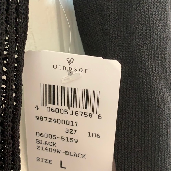 Windsor | Tops | Nwt Windsor Black Mesh Long Sleeve Bodysuit Top | Poshmark